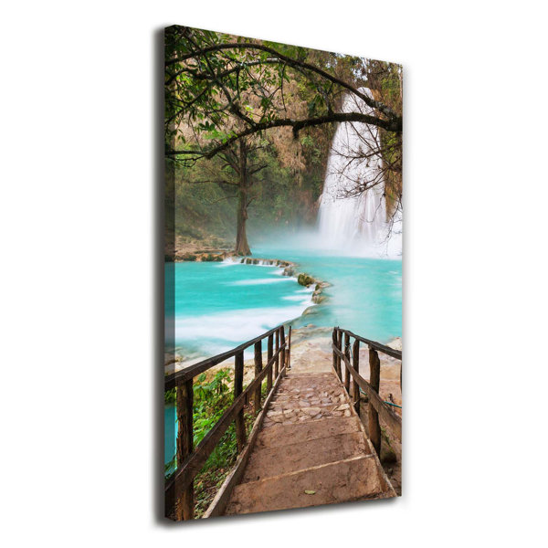 Union Rustic Wasserfall Mexiko - Kunstdrucke auf Leinwand | Wayfair.de